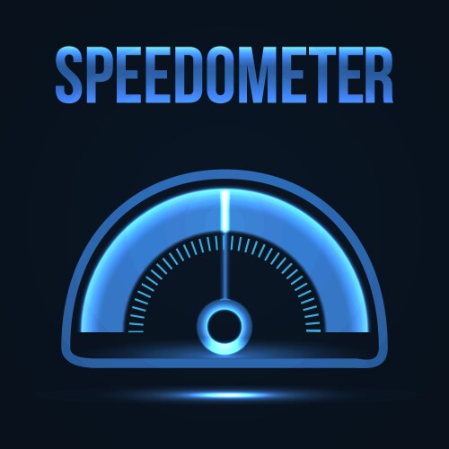 Speedometers for dashboard analog device Vector Image