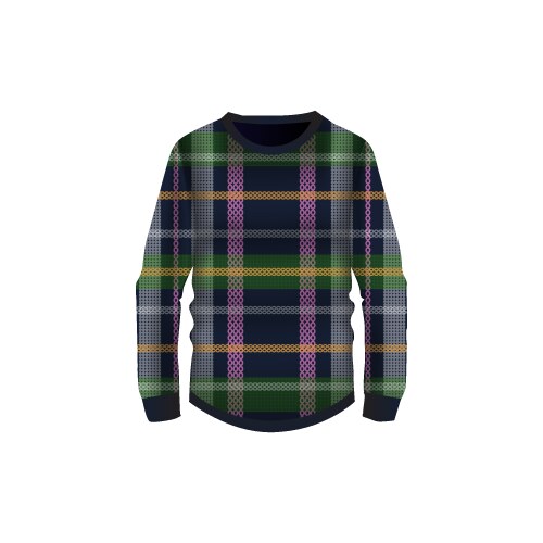 Flannel long sleeve shirt design fashion Vector Image