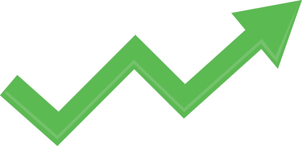 Upward Trend Arrow Vector Images (over 1,600)