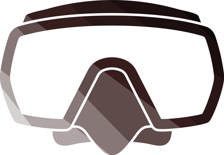 Icon of scuba mask Royalty Free Vector Image - VectorStock