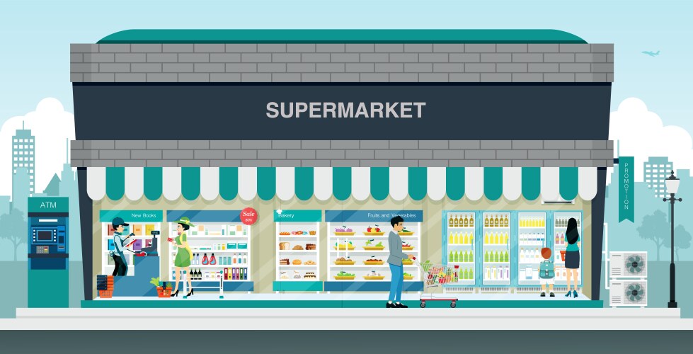 Supermarket Cartoon Vector Images (over 22,000)