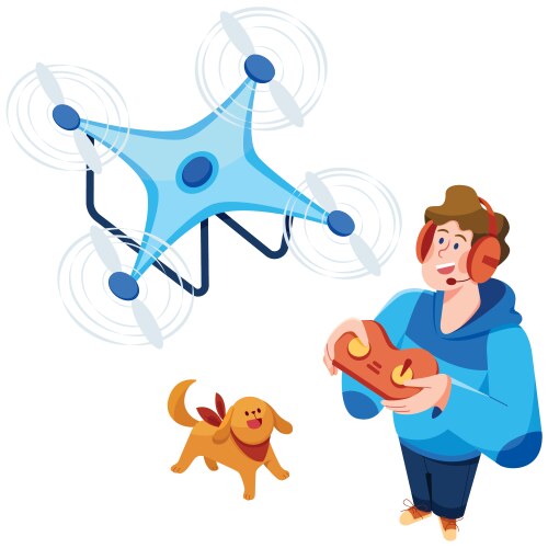Drone Cartoon Vector Images (over 5,000)