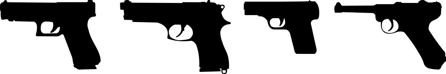 Gun Silhouette Vector Images (over 37,000)