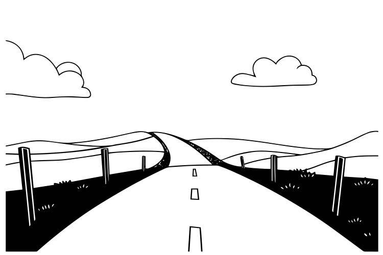 Highway Drawing Vector Images (over 5,900)