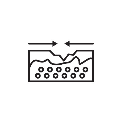 Scar icon set suture stitch keloid wound healing Vector Image