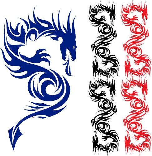 Dragon Tattoo Vector Images (over 24,000)