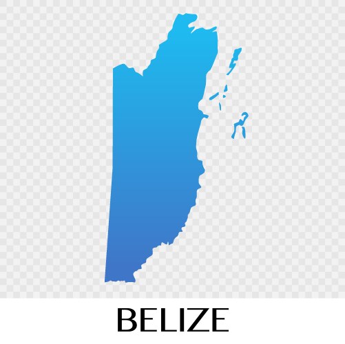 Belize map Royalty Free Vector Image - VectorStock