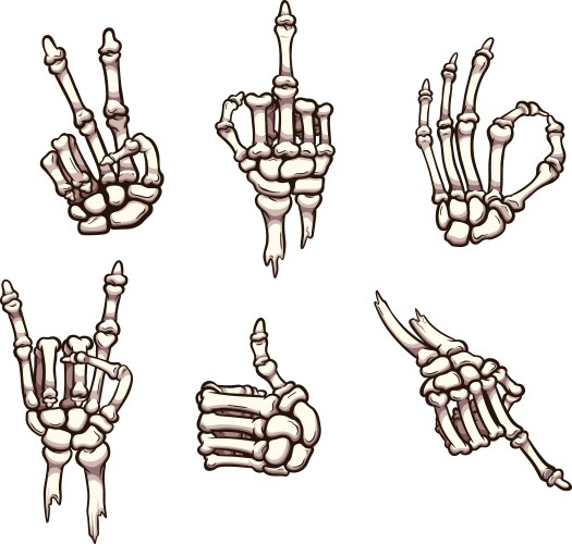 Skeleton Hand Pointing Vector Images (over 170)