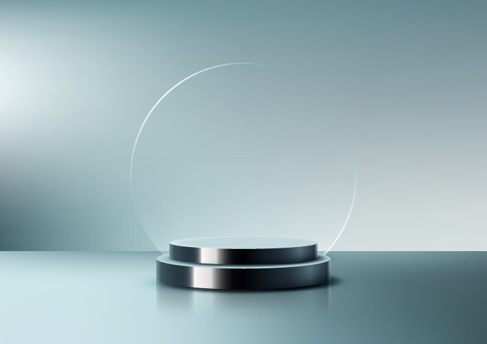 Modern minimalist product display showcase Vector Image