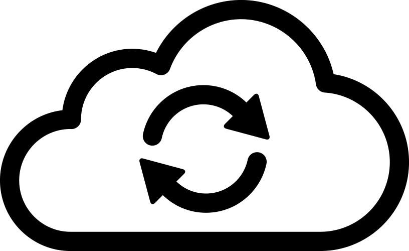 Refresh icon Royalty Free Vector Image - VectorStock