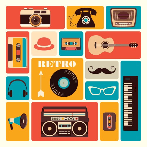 Retro style Royalty Free Vector Image - VectorStock