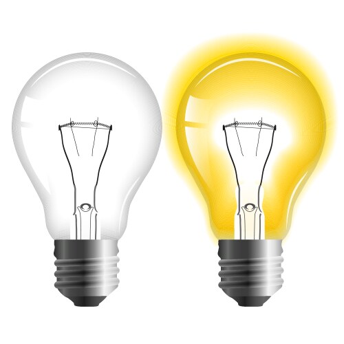 Object bulb off Royalty Free Vector Image - VectorStock