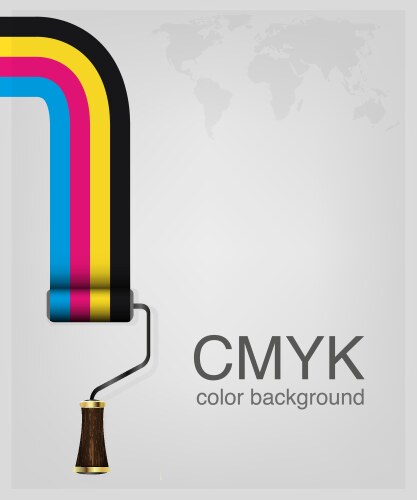 Cmyk paint Royalty Free Vector Image - VectorStock