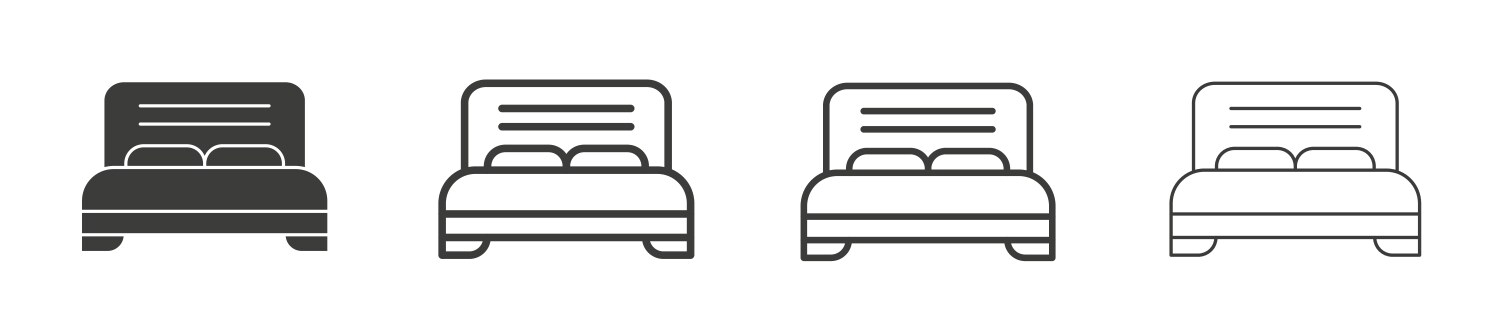 Single Bed Vector Images (over 5,200)