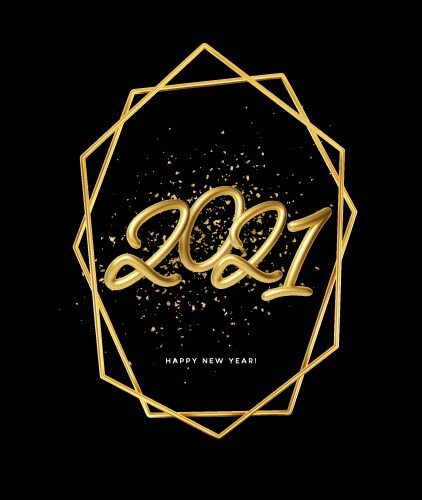Word gold 3d calligraphic lettering realistic Vector Image