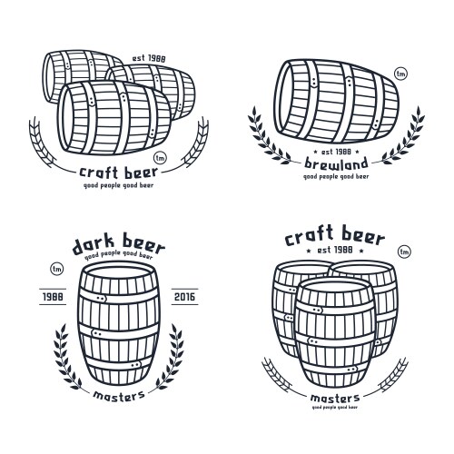 Empty barrel Royalty Free Vector Image - VectorStock