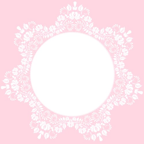 Lace frame Royalty Free Vector Image - VectorStock