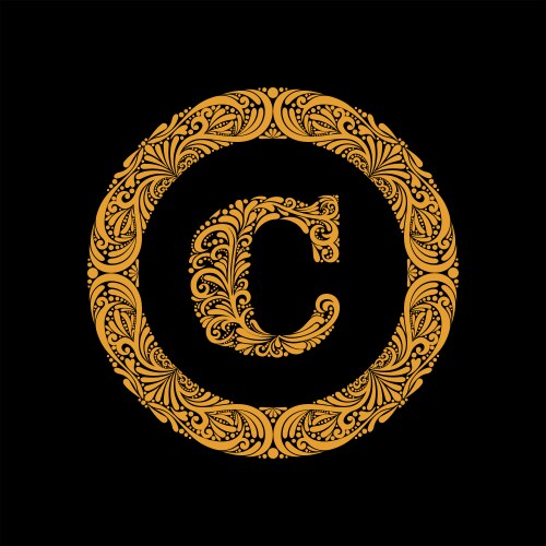 Letter C Font Calligraphy Vector Images (over 12,000)