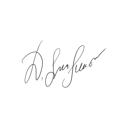 Fake autograph samples hand-drawn signature – Royalty-Free Vector ...