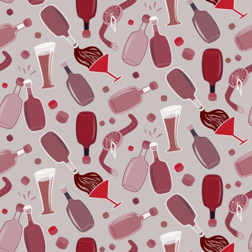 Vintage circles seamless pattern Royalty Free Vector Image