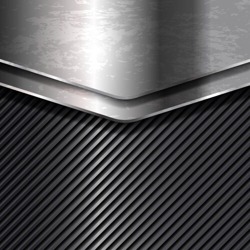 Round metal frames set Royalty Free Vector Image