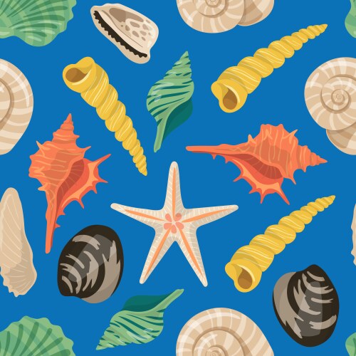 Cartoon sea pirates pattern or background Vector Image