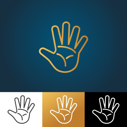 Open Hand Palm Vector Images (over 8,200)