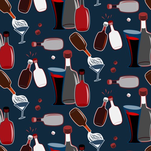 Seamless watercolor pattern Royalty Free Vector Image