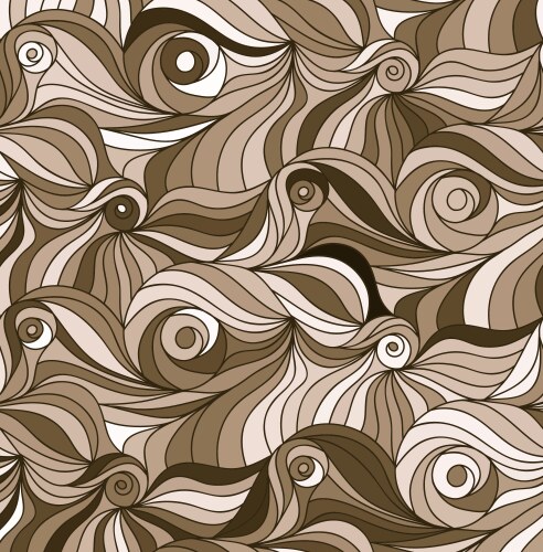 Seamless pattern hand drawn doodle style Vector Image