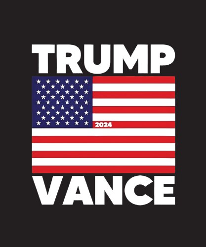 Trump vance 2024 Royalty Free Vector Image - VectorStock