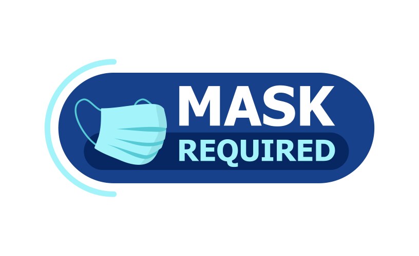 Please wear mask sign or stamp Royalty Free Vector Image