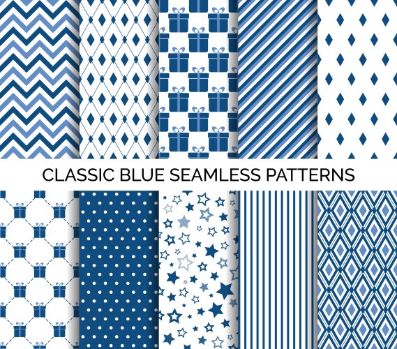 Classic patterns Royalty Free Vector Image - VectorStock