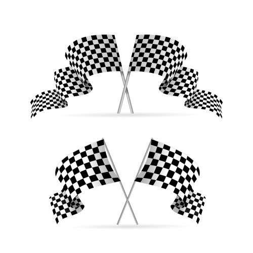 Abstract racing flag grunge background Royalty Free Vector