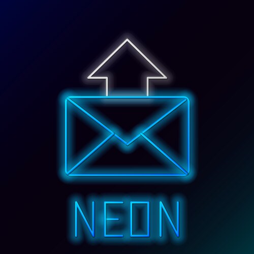 Neon Email Icon Vector Images (over 3,300)