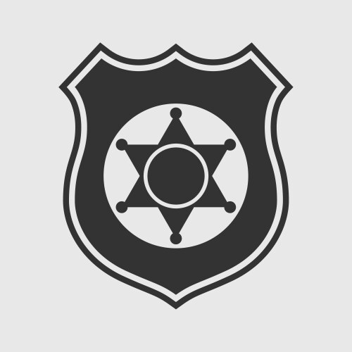 Police Badge Black White Vector Images (over 3,300)