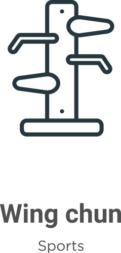 Wing chun icons Royalty Free Vector Image - VectorStock