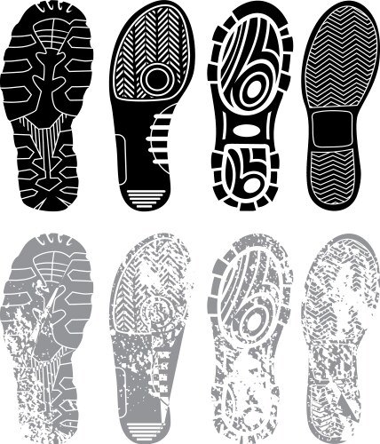 Shoe soles Royalty Free Vector Image - VectorStock