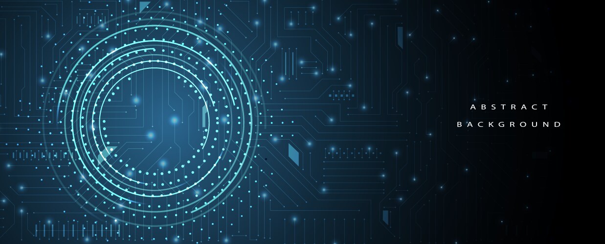 Technology abstract futuristic science background Vector Image