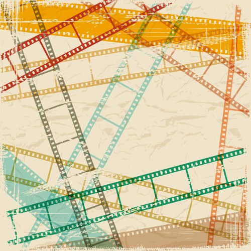 Film background retro Royalty Free Vector Image