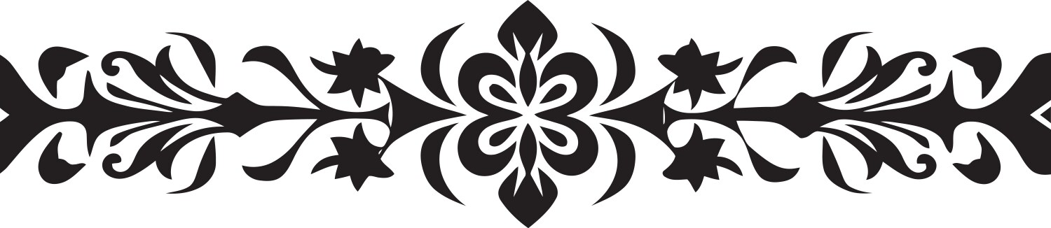 Crafted traditions black icon for border art Vector Image