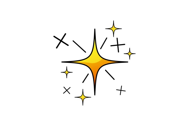 Highlight note sticker set Royalty Free Vector Image