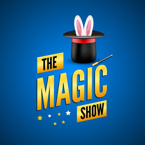 Magician Poster Template - Magic Show – Royalty-Free Vector | VectorStock