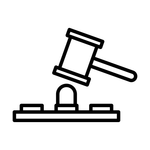 Mole game whack icon linear logo mark in black Vector Image