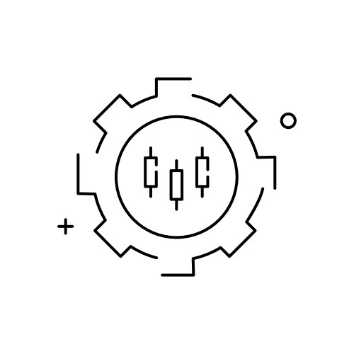 Automated trading system ai driven Royalty Free Vector Image