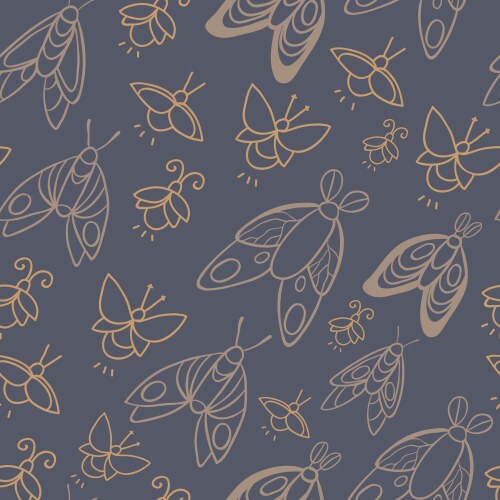 Fireflies Seamless Vector Images (over 210)
