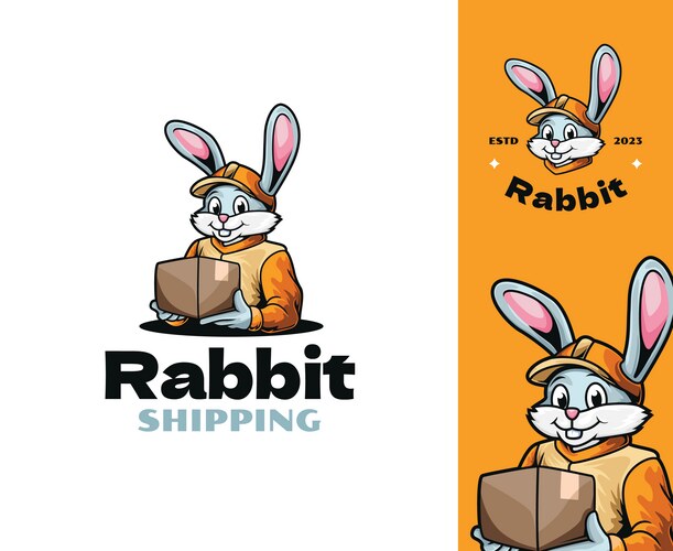 Alphabet letter r and rabbit Royalty Free Vector Image