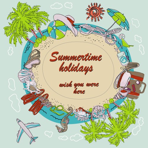 Summertime Vector Images (over 72,000)