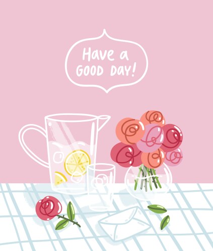 Good morning note Royalty Free Vector Image - VectorStock