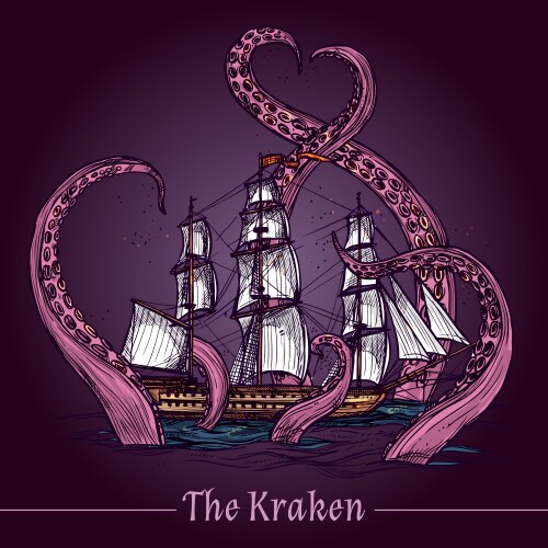 Kraken Vector Images Graphics For Commercial Use Vectorstock