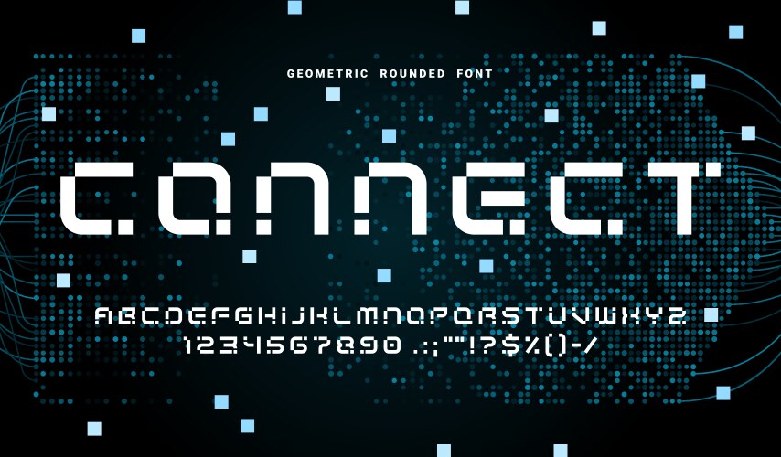 Circuit Font Vector Images (over 3,600)